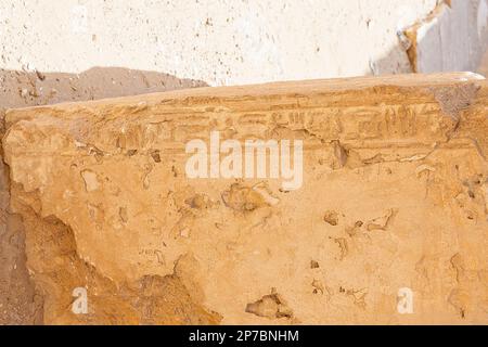Egypt, Saqqara, tomb of Horemheb, block (now in Cairo museum) of a ...