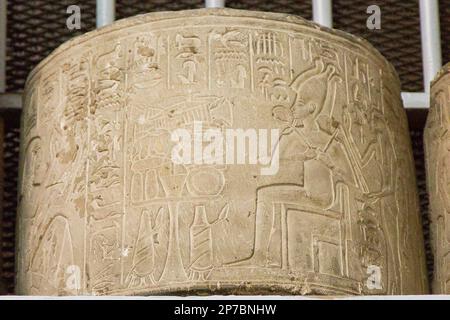 Egypt, Saqqara, tomb of Horemheb, block (now in Cairo museum) of a ...