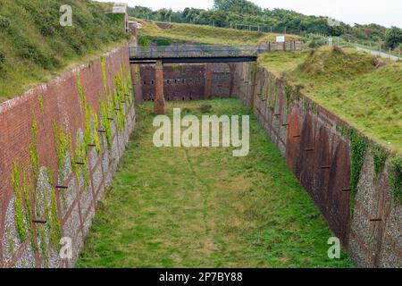 Bembridge Fort, Culver Down, Isle of Wight, UK Stock Photo - Alamy
