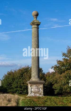 Hoy Monument, St Catherine's Down, Chale, Isle of Wight, UK Stock Photo ...