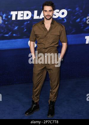 Stephen Manas arrives at "Ted Lasso" Day on Monday, May 1, 2023, at ...