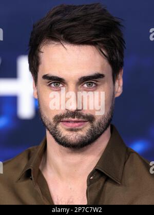 Stephen Manas arrives at "Ted Lasso" Day on Monday, May 1, 2023, at ...