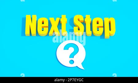 next step and question Stock Photo - Alamy