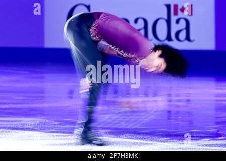 Naoki ROSSI (SUI), during the Exhibition Gala, at the ISU World Junior ...