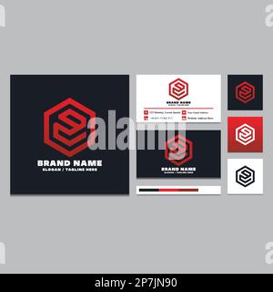 Letter 2S logo design template. Editable, resizable, EPS 10, vector ...