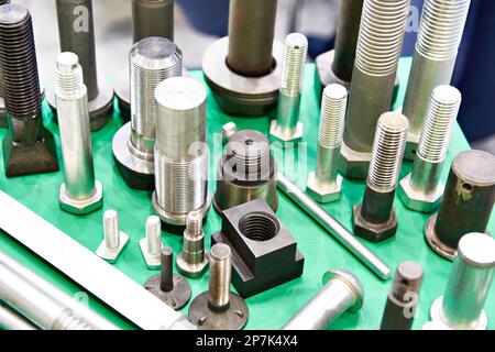 Bolts different sizes and forms Stock Photo - Alamy