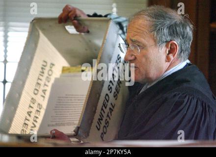 Dirk Greineder, convicted in 2001 of killing his wife in 1999, sits in ...