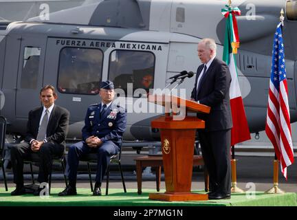 U.S. Air Force Gen. Victor E. Renuart Jr., center, Commander of North ...