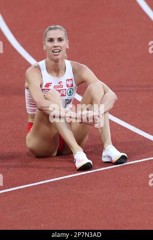 Iga BAUMGART-WITAN after winning a heat of the 400m at the European ...