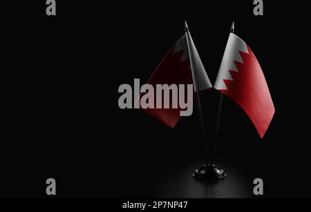 Small national flags of the Bahrain on a white background Stock Photo ...