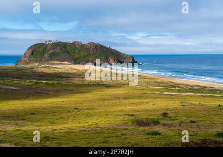 The Famous El Sur Ranch Along Route 1, Big Sur, California Stock Photo ...