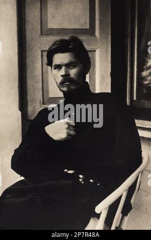 The russian poet and writer MAKSIM GORKIJ ( 1868 - 1936 ) - LETTERATO ...