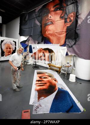 Kent Twitchell Berlin Wall 20th Anniversary Street Event consisting of ...