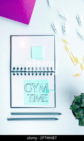 Handwriting text Join The Gym. Business approach Motivation to start ...