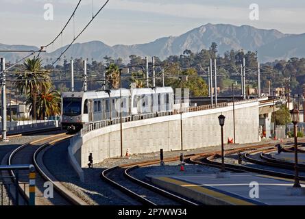 Underground station, Los Angeles Gold Line Train Stock Photo - Alamy