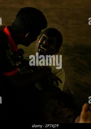 Former child soldier at a rehabilitation center for Transit and ...
