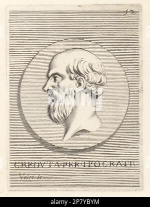 The 17th century engraving of Hippocrates of Kos. Hippocrates of Kos (c ...