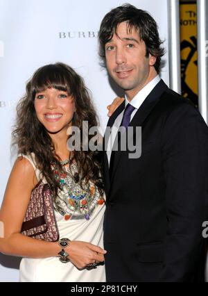 Actor David Schwimmer and girlfriend Zoe Buckman attend the Broadway ...