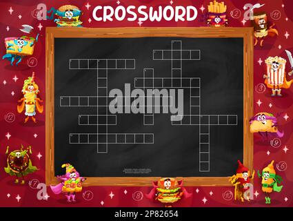 Fast food characters. Word search puzzle game. Letter quiz, children ...