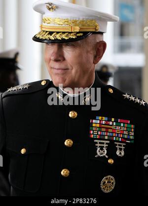 Gen. James T. Conway, the 34th Commandant of the United States Marine ...