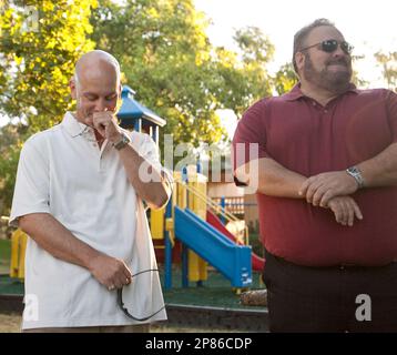 Bruce Lisker, right, accompanied by private investigator Paul Ingels ...