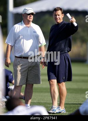 Seattle Seahawks' general manager Tim Ruskell, left, Patrick Kerney ...