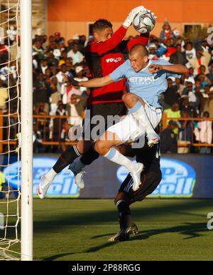 Moeneeb Josephs, goalkeeper of South Africa's national soccer team and ...