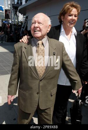 Mickey Rooney and wife Jan Chamberlin the 50th anniversary birthday ...