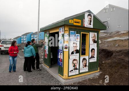 Bus in Nuuk, Greenland Stock Photo - Alamy