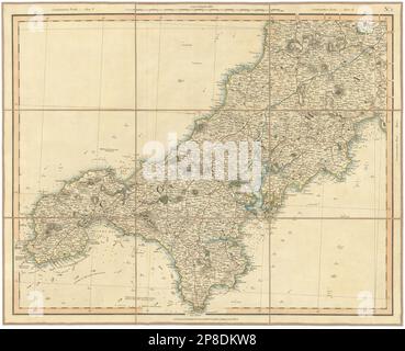 St Ives, Cornwall. JAMES. Parliamentary Boundary Commission 1868 old ...