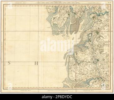 MORECAMBE BAY. North Lancashire, the Fylde, Ribble & Alt Estuaries CARY ...