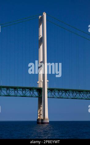One of the support piers of a large suspension bridge Stock Photo - Alamy
