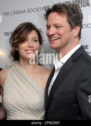 JESSICA BIEL, COLIN FIRTH, EASY VIRTUE, 2008 Stock Photo - Alamy