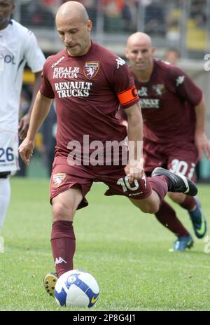 Torino's Alessandro Rosina, scores during the Italian major league soccer macth bewtween Ascoli ...