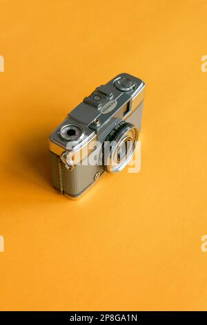 Vintage japanese 35mm analog half frame film camera with a selenium ...