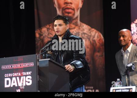 Gervonta Davis attends the Gervonta Davis vs. Ryan Garcia boxing match ...
