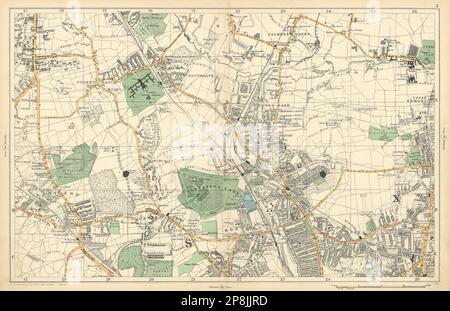 N LONDON. Southgate Friern Barnet Palmer's Green Bowes Park Wood Green ...