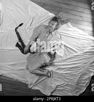 Jazz Saxophonist and composer Barbara Thompson 1989 Stock Photo - Alamy