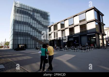 Museum Kunsthaus Bregenz built by the swiss architect Peter Zumthor ...