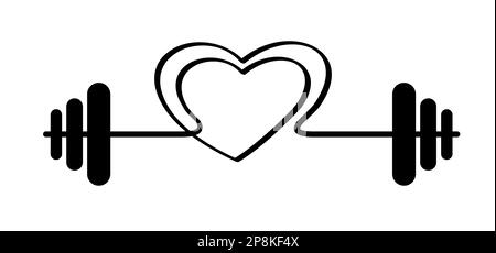 Cartoon sportsman stickman, stick figure man and weightlifting ...