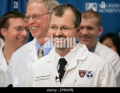Dr. Elof Eriksson, Dr. Bohdan Pomahac, and Dallas Wiens face transplant ...
