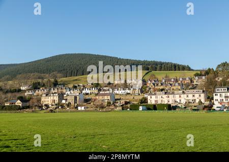 The Village of Walkerburn, Scottish Borders, Scotland Stock Photo - Alamy