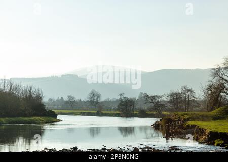 The River Tweed near Walkerburn in the Scottish Borders Stock Photo - Alamy