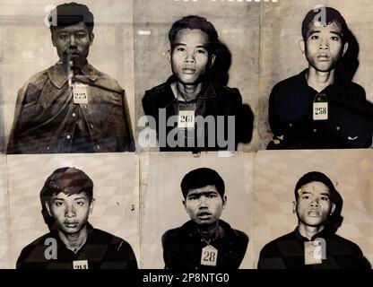 Portraits of prisoners taken before they were murdered by the Khmer ...