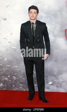 Asher Angel attends the UK premiere of Shazam! Fury of the Gods at ...