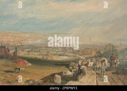 'Leeds' by Joseph Mallord William Turner is a landscape painting that ...