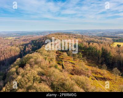Aerial view of Stourbridge West Midlands England Uk Stock Photo - Alamy
