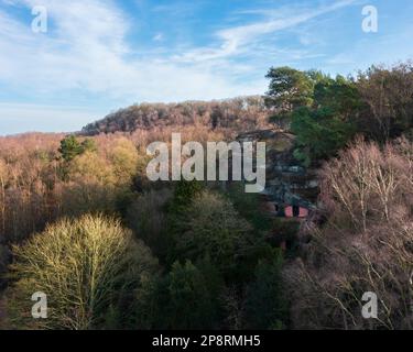 Aerial view of Stourbridge West Midlands England Uk Stock Photo - Alamy