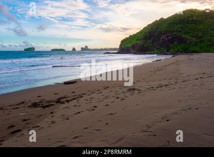 watu ulo beach coast jember Stock Photo - Alamy