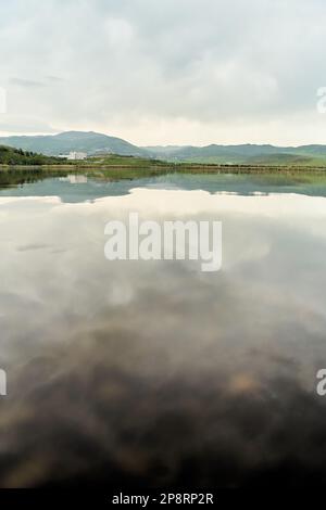 View of the beautiful lake Lisi. Lisi Park in Tbilisi, Georgia Stock ...